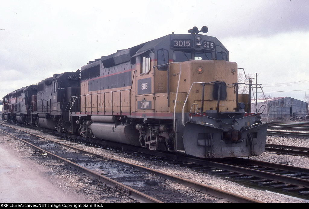 CMNW 3015, 2033, 3008, and 3025
